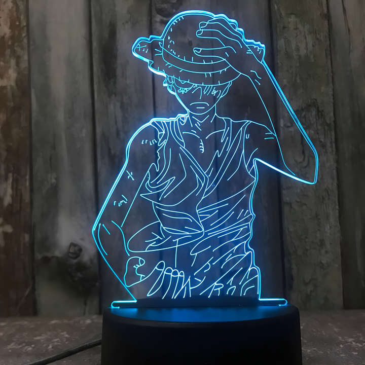 Roronoa Zoro Figure LED Night Light - Japanese Anime Gift