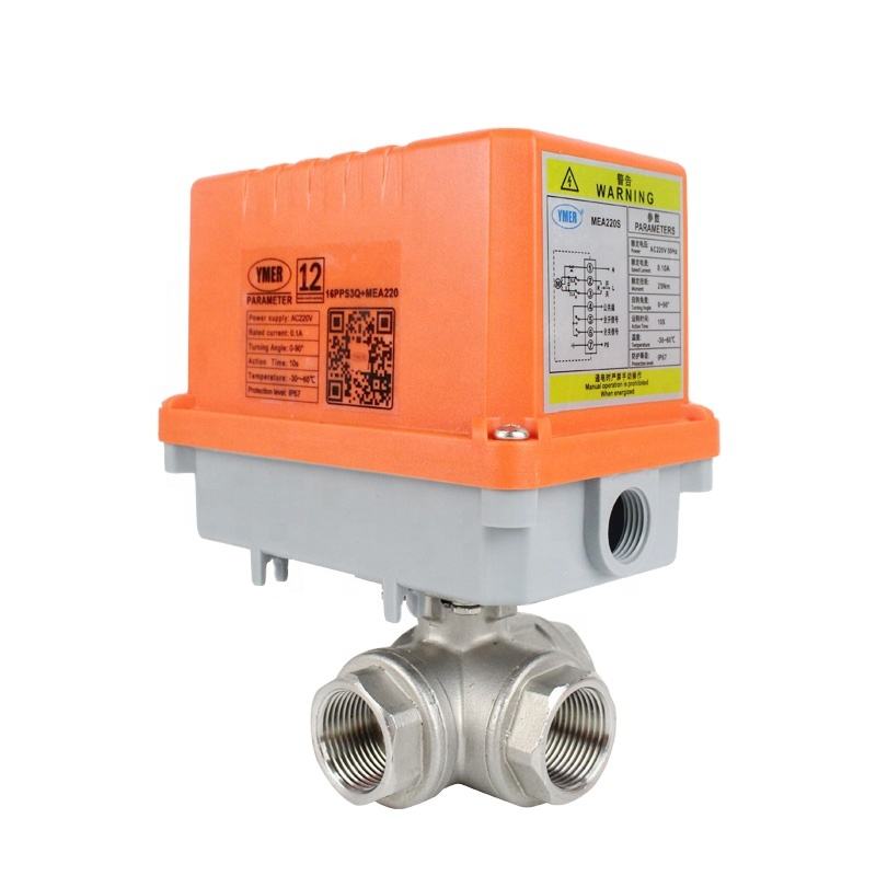High Quality T-Type Electric Three-Way Ball Valve