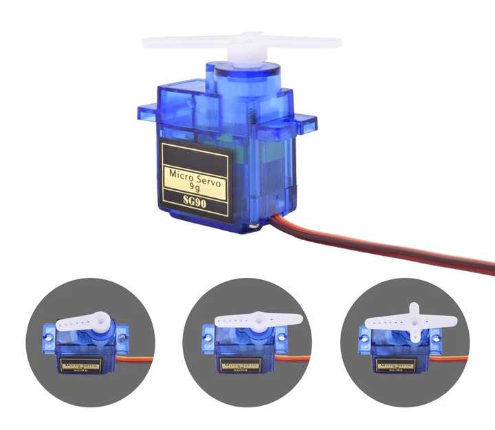 SG90 9G Micro Servo Motor for RC Planes - 180/360° Control
