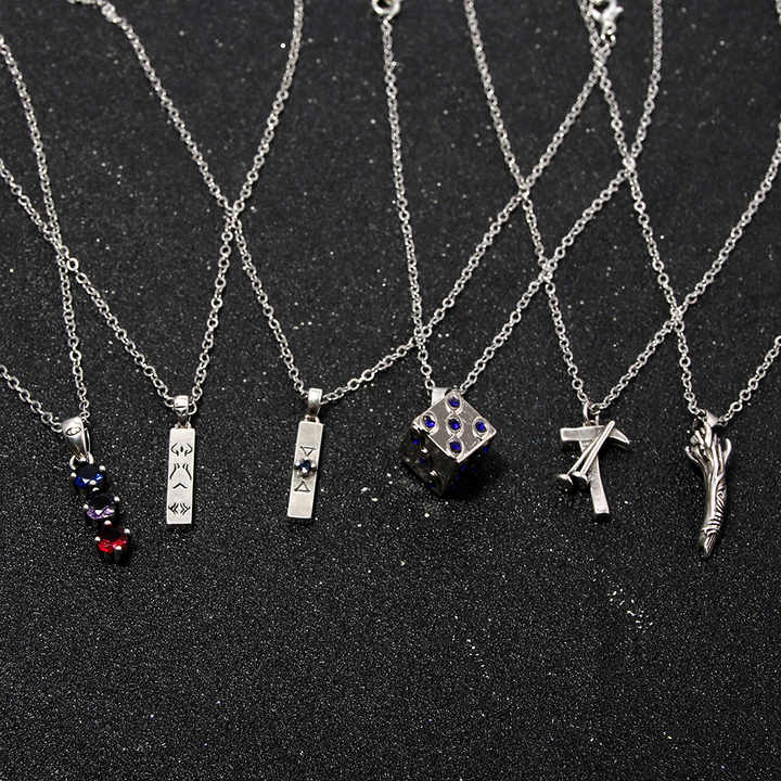 Anime Jujutsu Kaisen Fushiguro Toji Sword Necklace