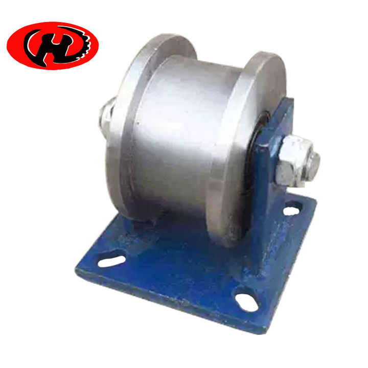 Double Flange Track Wheels - Durable H-Shape Steel Rollers