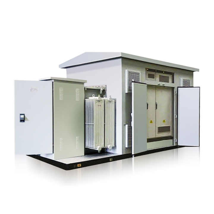 ISO Certificated 630kVA Outdoor Step up Substation Photovoltaic Complete Box Type Compact ...