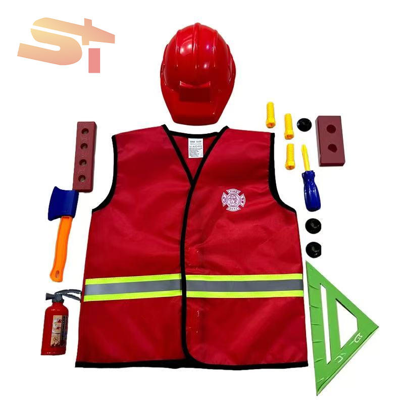 Sike Boys Little Firemen Firefighter Cosplay Costume with Pants ...