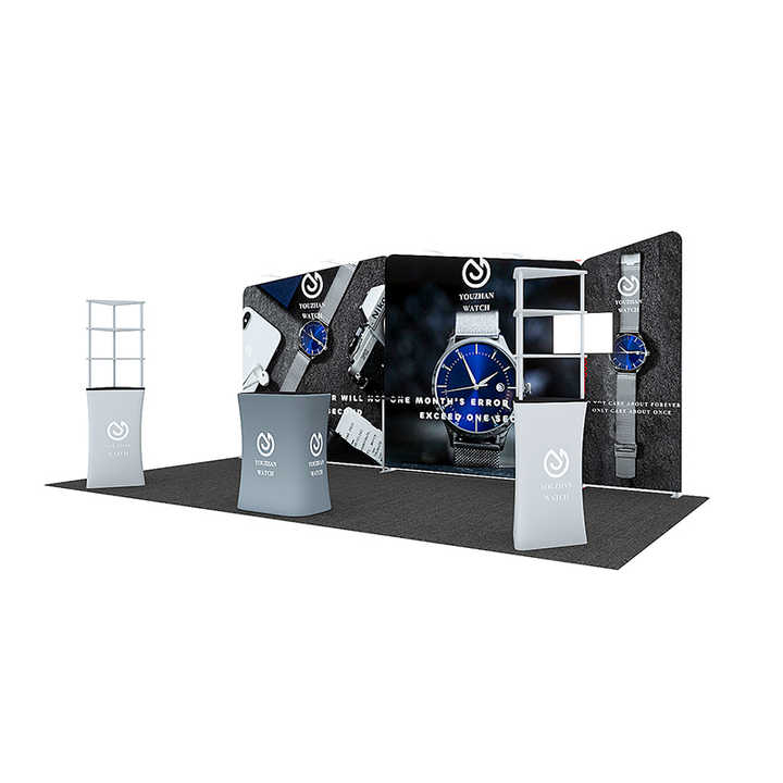 Standard Sized Booth Setups 10 x 20ft Portable Exhibition Stand Display ...