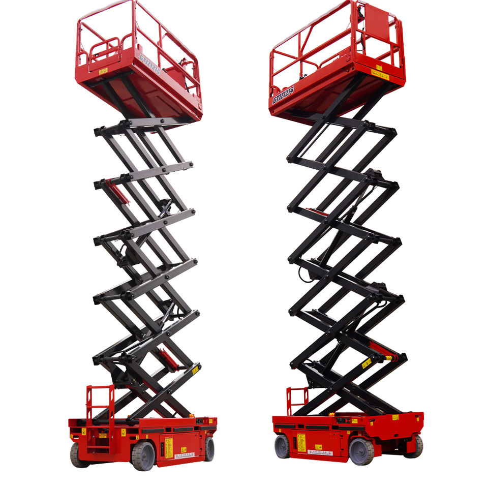 Portable Scissor Lift Elevator Movable Hydraulic Aerial Lifting ...