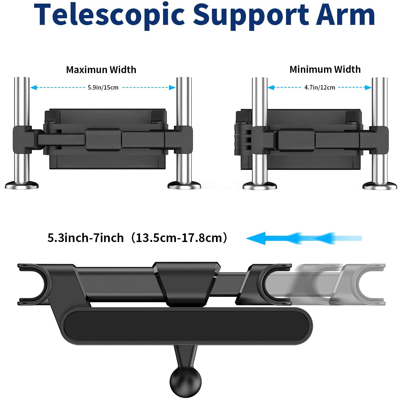 Car Headrest Mount Bracket - Versatile & Secure Holders