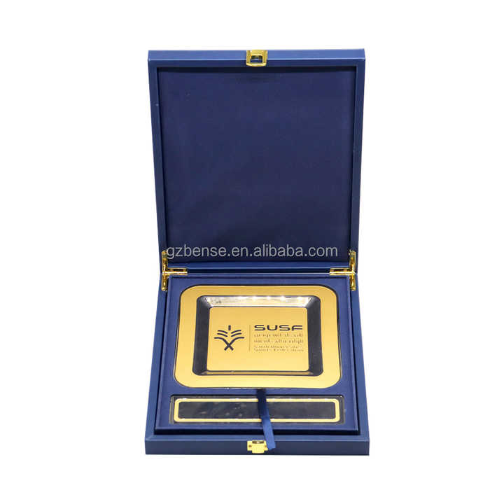Custom Logo Luxury Blue Leather Packaging Box Basketball Game Trunk ...