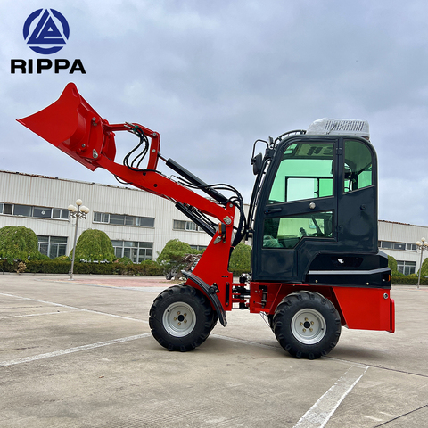 Mini Front Loader Wheel Drive Telescopic Loader Multifunctional Wheel ...