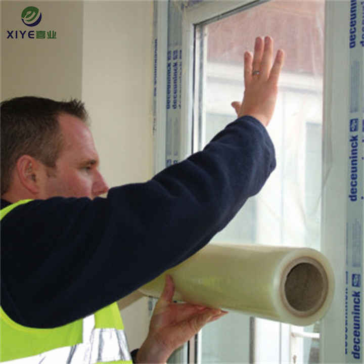 Custom Clear Pe Self Adhesive Temporary Glass Window Surface Protective ...