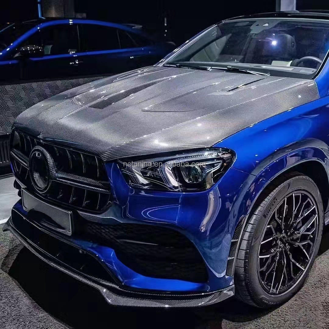 GLE Coupe LART Style Carbon Fiber Hood for 2019-2022 Mercedes GLE C167 ...