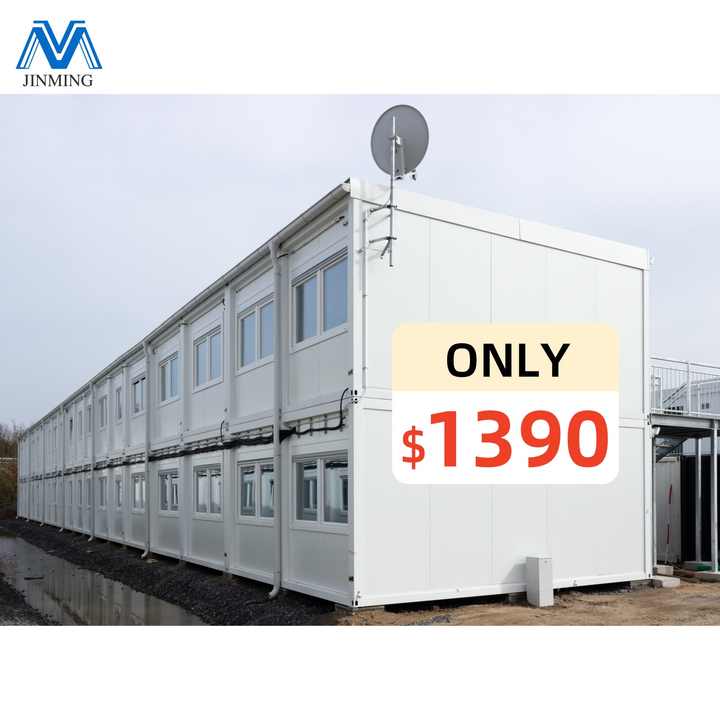 Portable Two Story Prefab House 20ft 40ft Detachable Container House ...
