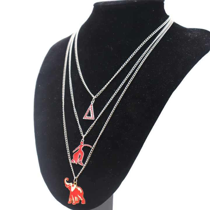 Red Crystal Greek Letter Delta Sigma Theta Fortitude Elephant DST Label ...