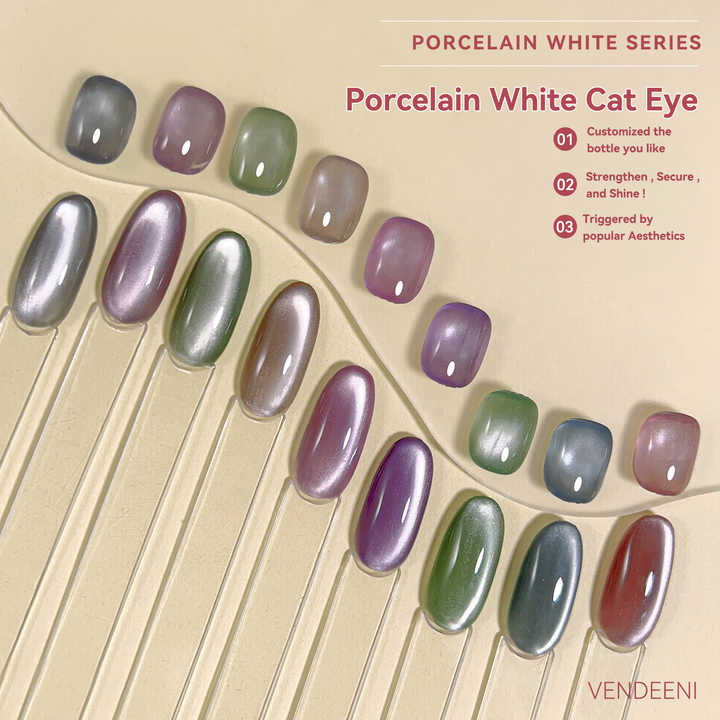High Quality 15 ml Hema Free Cat Eye Gel Nail 30 Colors Cat Eye Nail ...