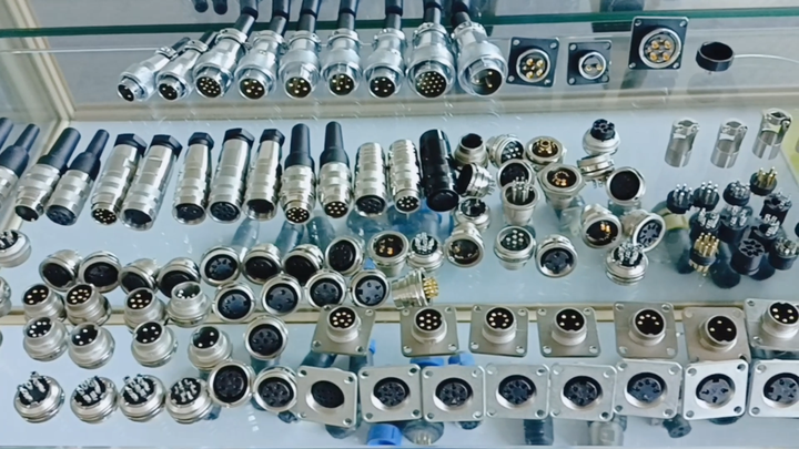 M16 Connector J09 2 4 5 8 10 12 14 Pin Welding Cable Panel Mount Male ...