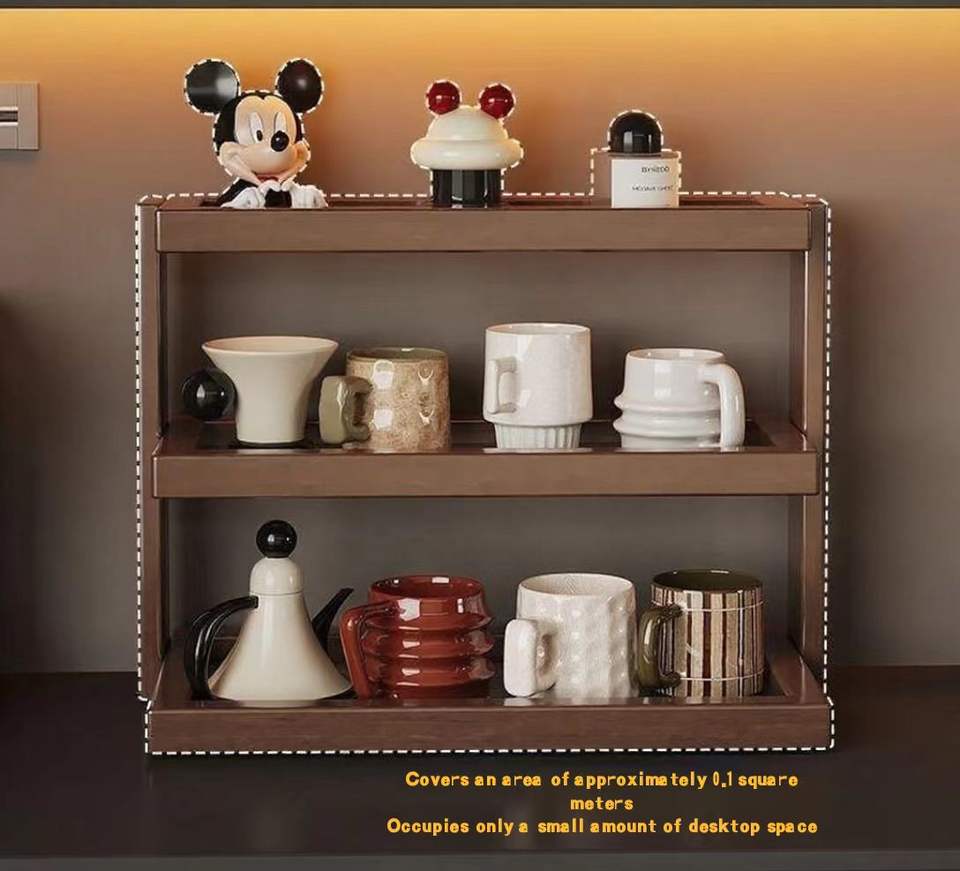 Multi-Layer Desktop Cup Holder and Coffee Cup Storage Shelf for Dining ...