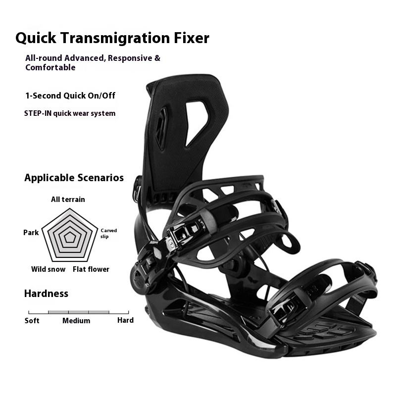 Quick Wear Take off Step on Snowboard Bindings Adjustable Customized ...
