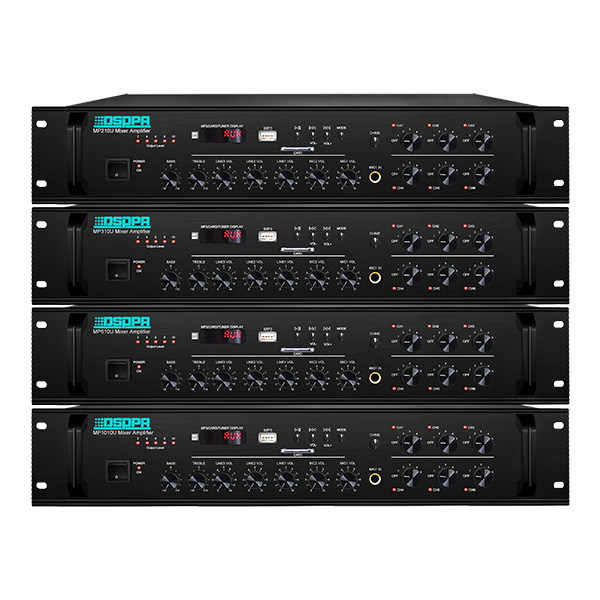 DSPPA MP310U - 6 Zone Integrated Mixer Amplifier for PA System