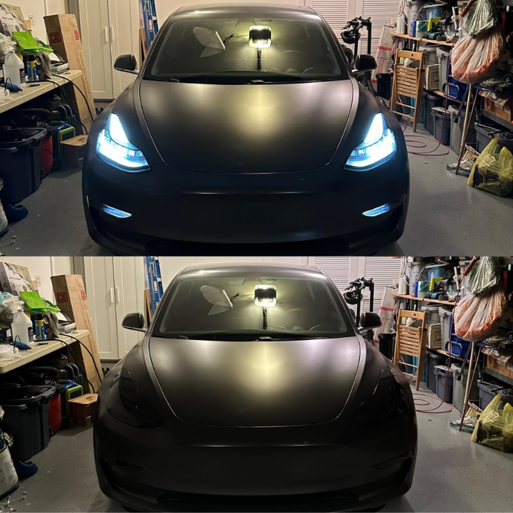 Trendy Smoke Headlight Tint Film for Cars and Motorcycles, Stylish ...