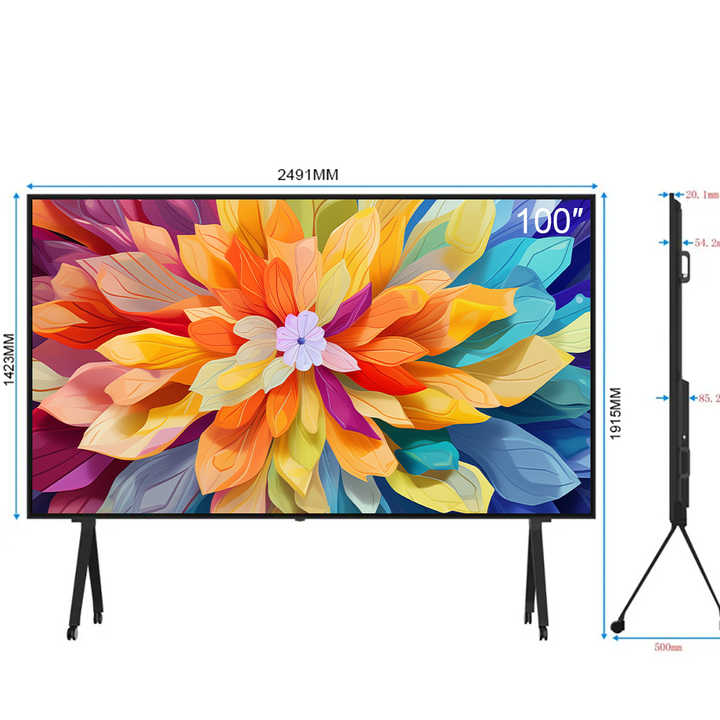 Explosion-proof 100 Inch 4K Smart TV - Perfect for Conferences