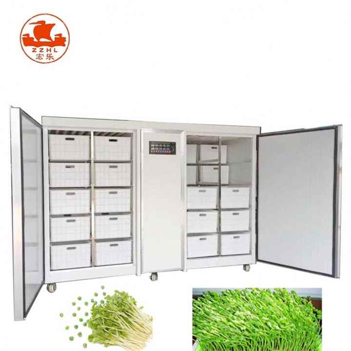 Hydroponic Plant Germination Chamber Fodder System Barley Sunflower ...