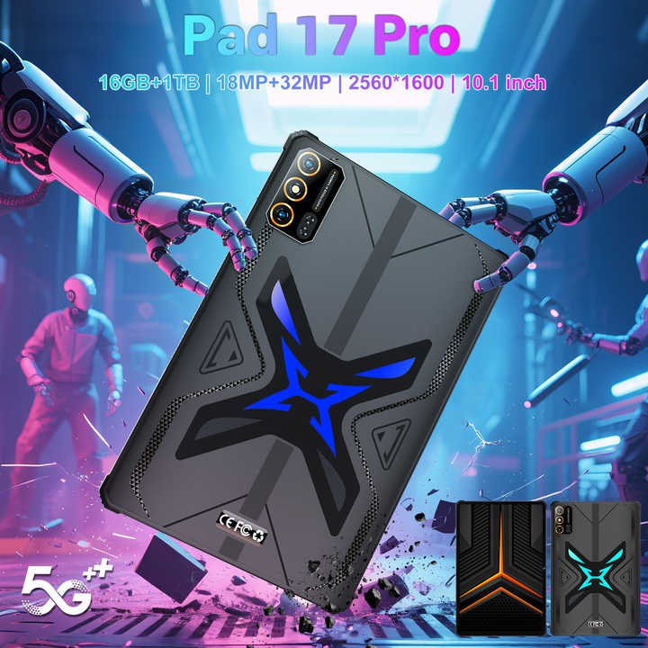 2025 New Arrival Pad17 Pro Android 15.0 Processor 18MP+32MP Camera ...