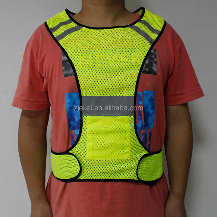 360 Reflective LED Flash Vest for Night Running Cycling & Riding ...