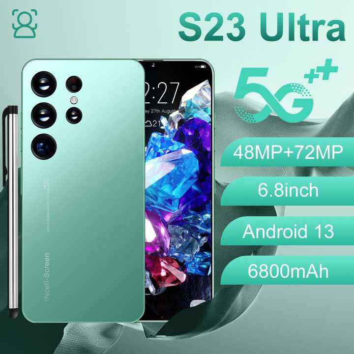 Original S23 Ultra Android Smart Cell Phone 6.8 Inch Big Screen Drop ...