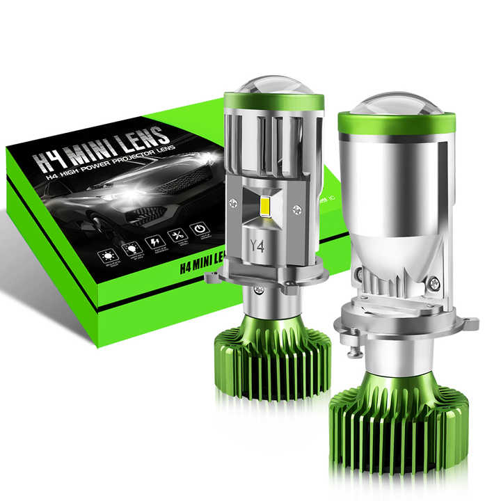AKE Y4 86W H4 LED Headlight Bulb - 6000K, 8600lm High Low Beam