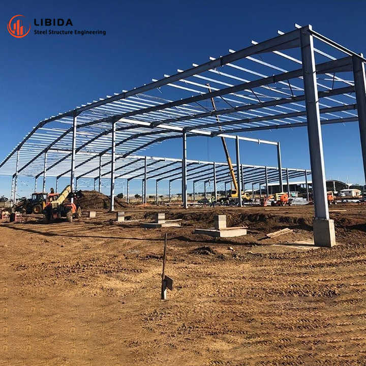 Modern Prefabricated Steel Warehouse Frame for Prefabricated Steel ...