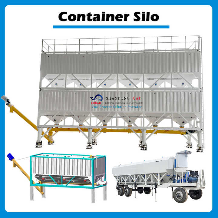 Portable Cement Silos 7SL 120 Portable 70 Ton Cement Silo with 8-inch ...
