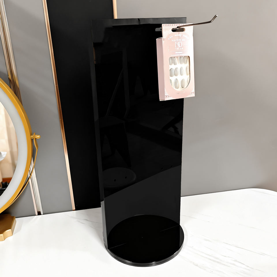 Black Acrylic Rotating Display Stand - for Supermarkets, Retail Stores ...