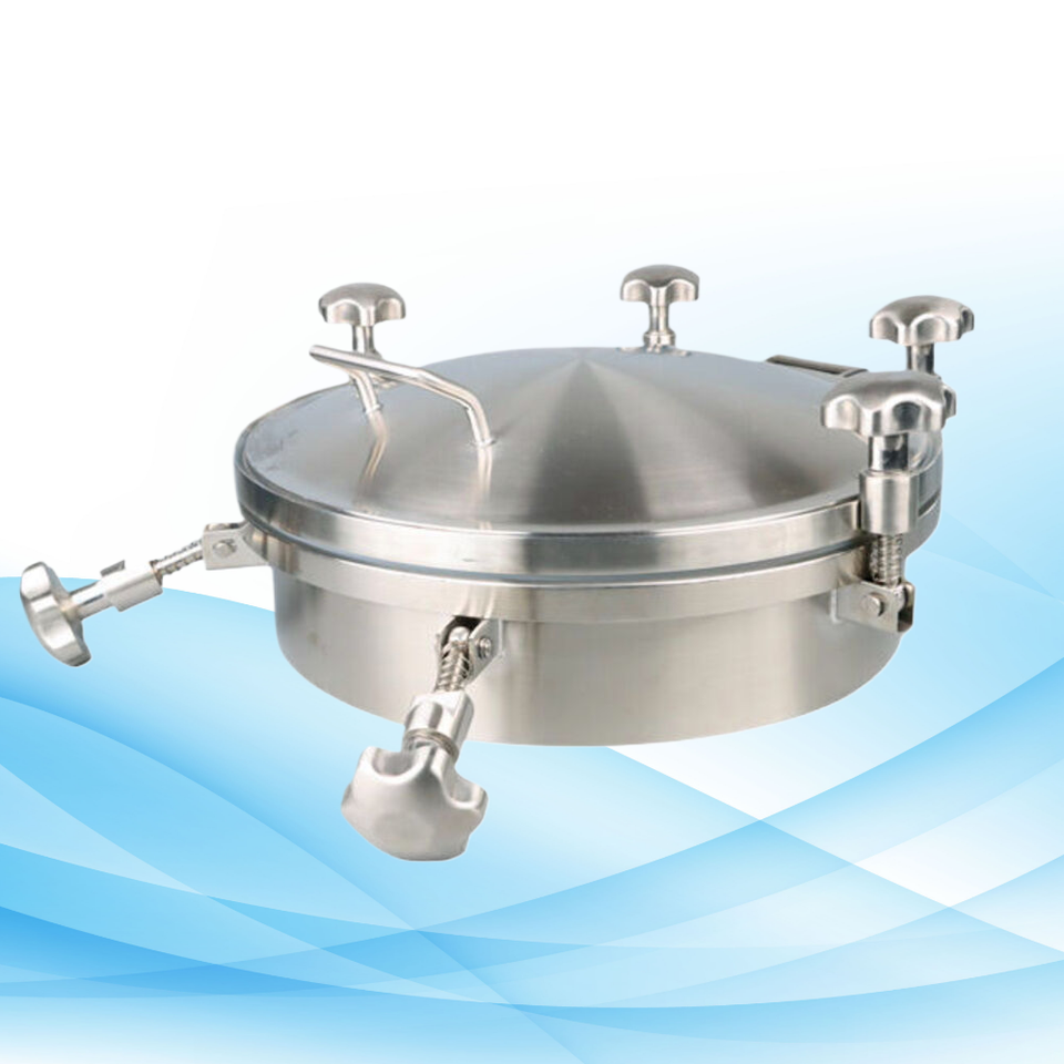 DN500 Stainless Steel Aseptic Sterile Outward Opening Circular Pressure ...