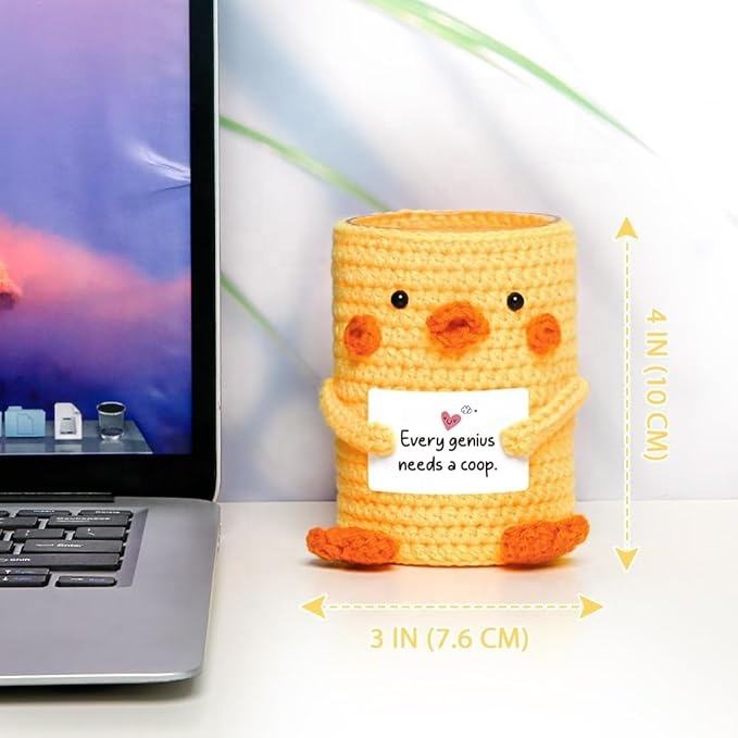 Cute Office Pen Holder with Large Capacity Storage Rack 10x10 Size ...
