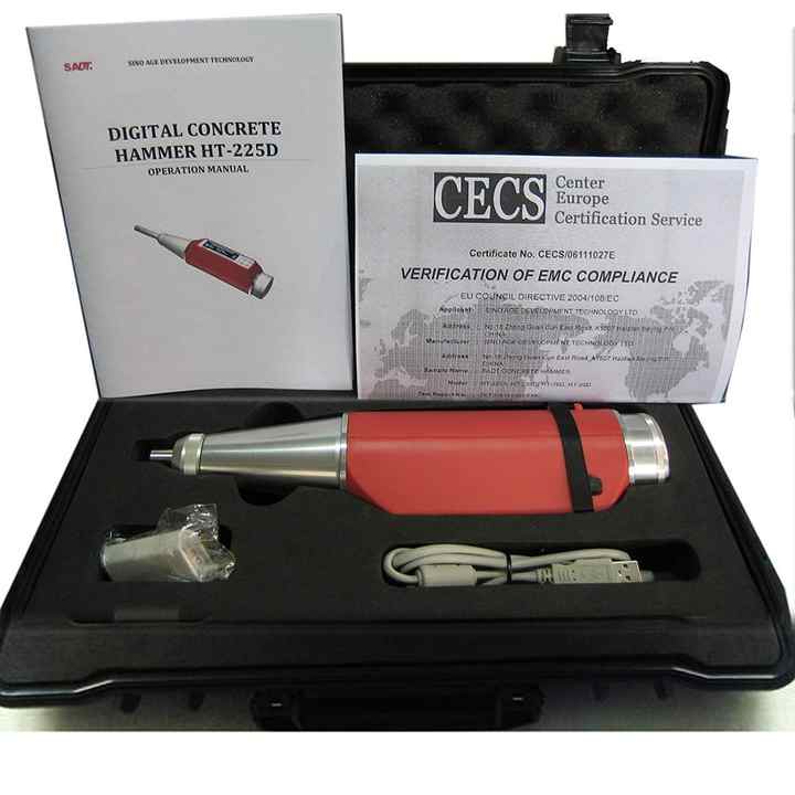 HT-225D Integrated Digital Concrete Test Hammer Price with High ...