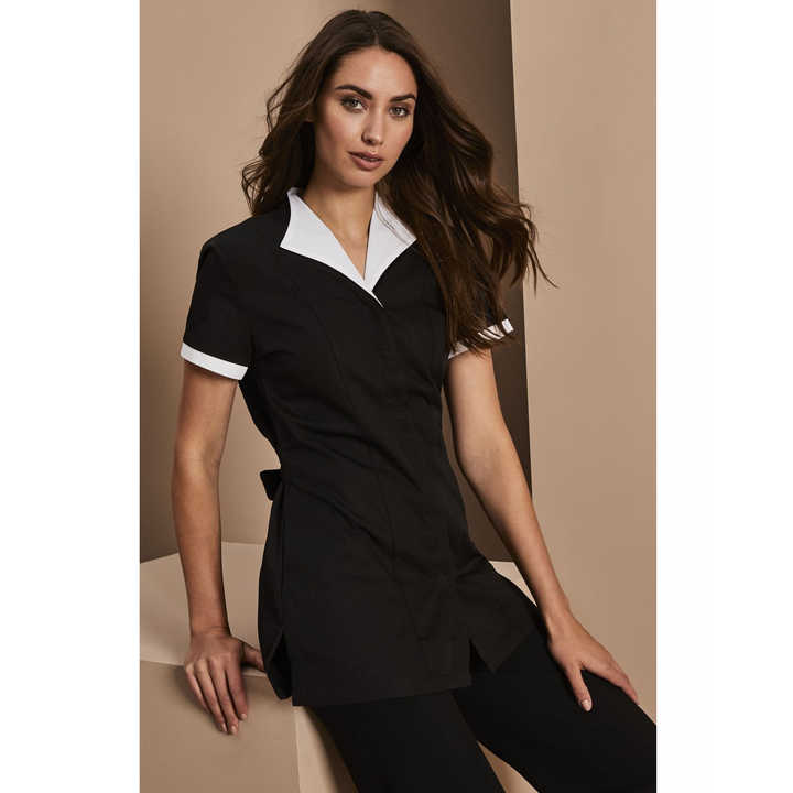Black Cleaning Uniforms for Hotel Housekeeping Staff