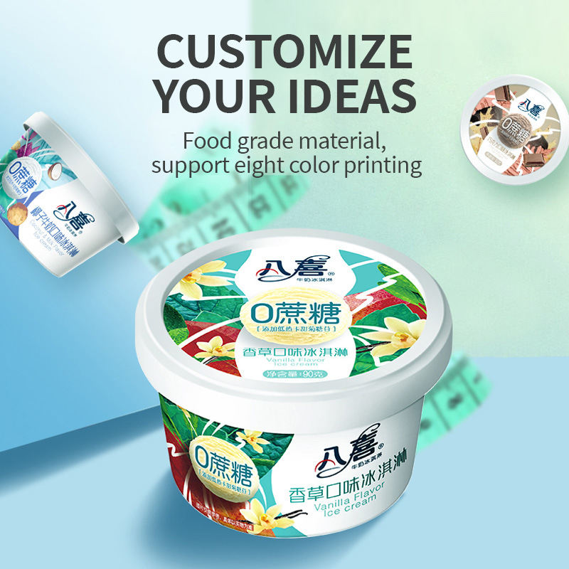 JAHOO PACK - Disposable Biodegradable Ice Cream Cups