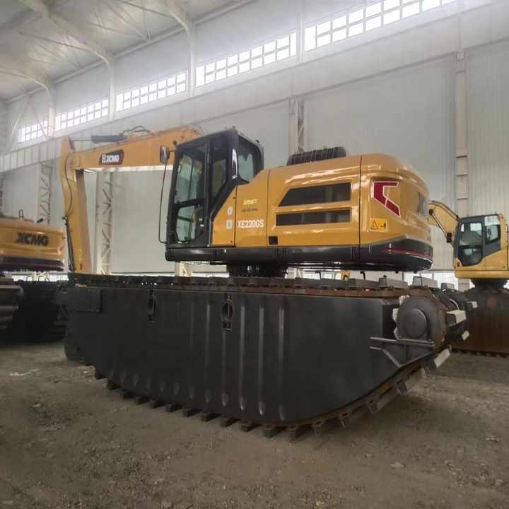 Deep Water Dredging Excavator with Pontoon Dredging Pontoon Manufacture ...