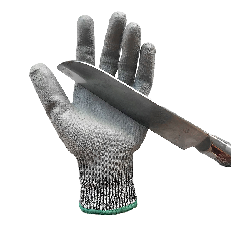 13 Needle Cut Resistant Palm Dip PU Gloves Labor Protection Gloves Work ...