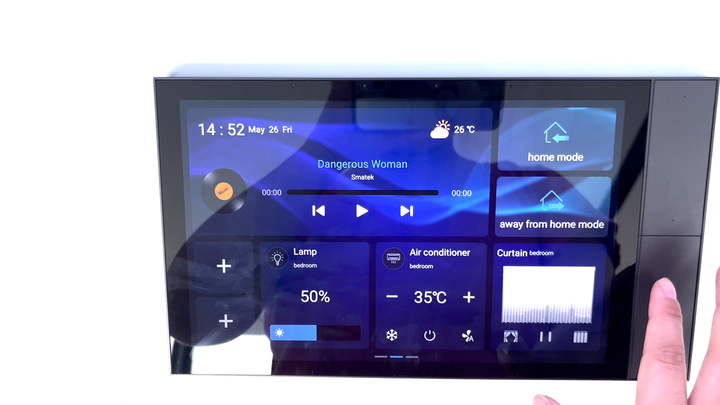 10.1 Inch Tuya Home Automation Smart Home Touch Screen Control Panel Smart Home Lighting System ...