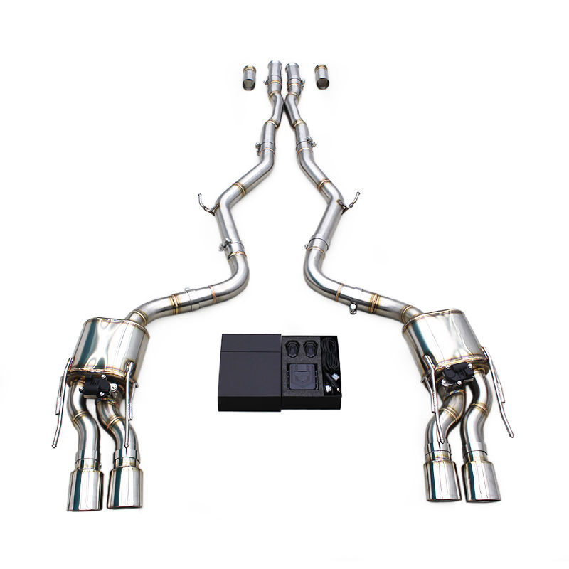 BSK Exhaust Pipes Muffler for Mercedes-Benz S63 AMG W221 6.2L 2008-2012 ...