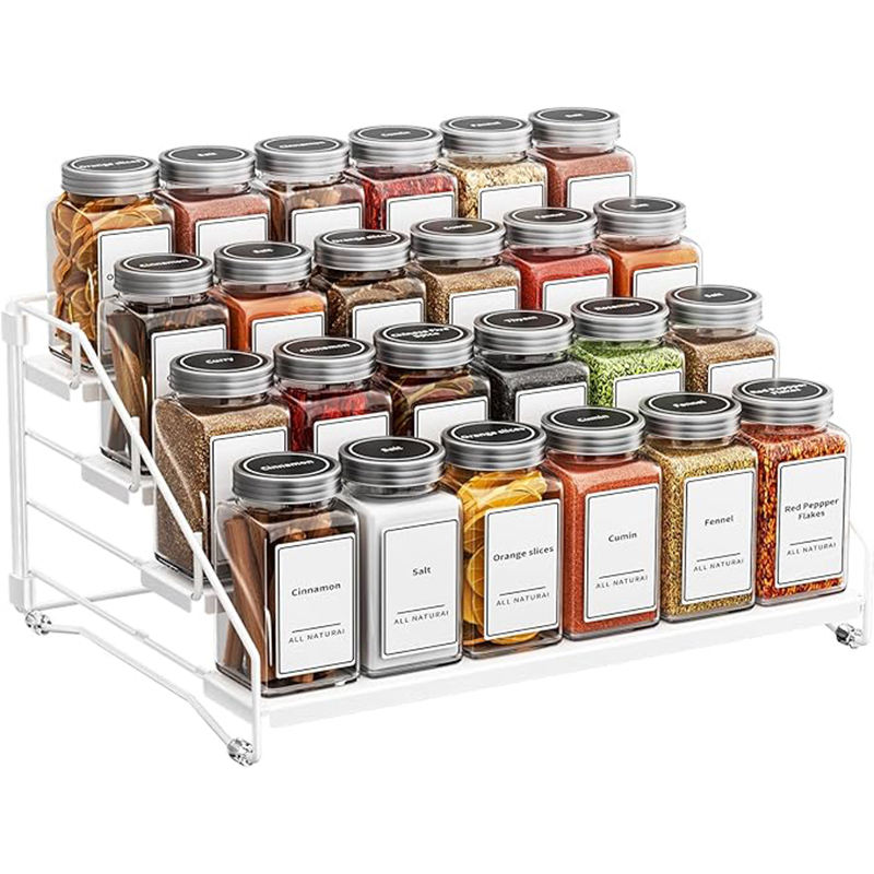 Pantry Storage & Seasoning Organization Spice Bottle Commercial Display ...