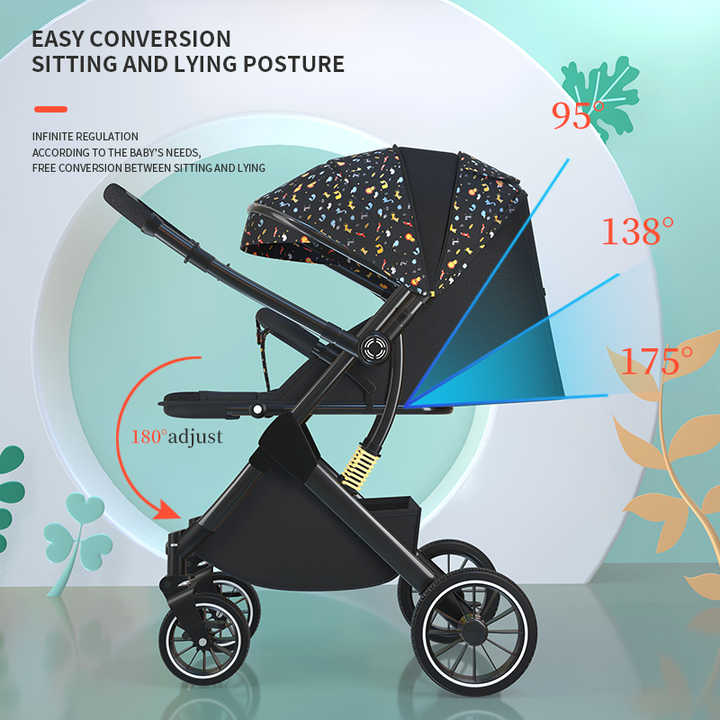 Factory Price Compact Baby Stroller Lightweight Easy Folding Baby ...