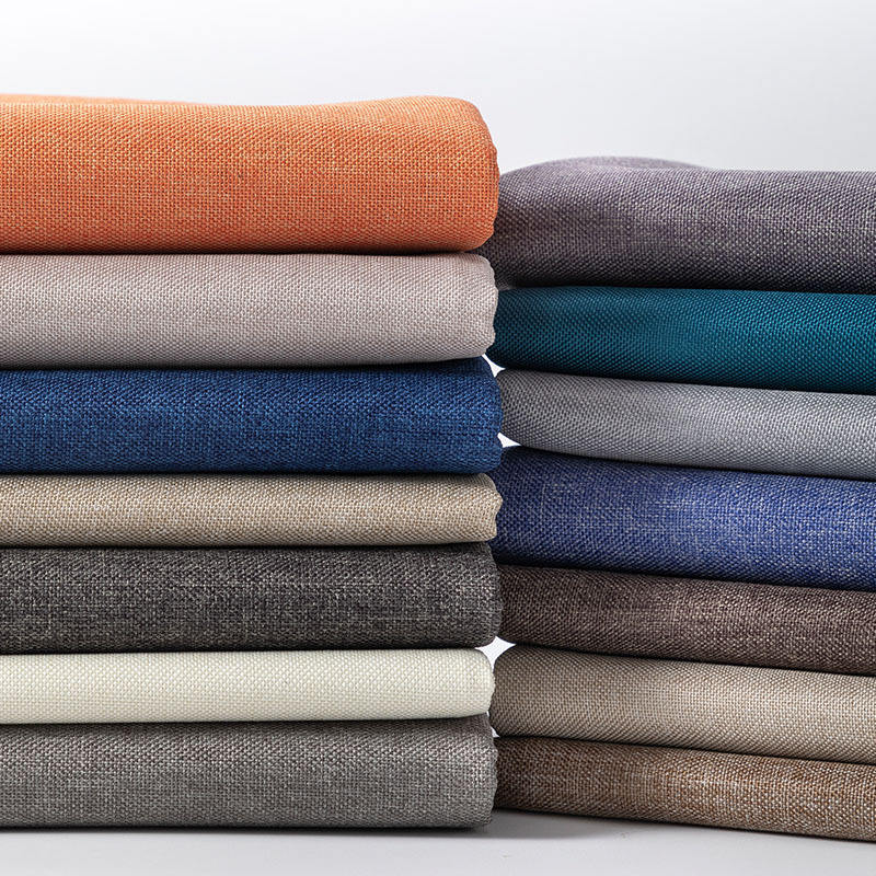 Organic Plain Dyed 100% Linen Fabric | Solid Color Plain Weave for Sofa ...