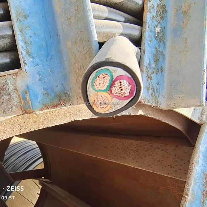 Copper Conductor Royal Cord Flexible Cable RVV 2 3 4 5 Core 1.5mm 2.5mm Electrical Cable Wire ...