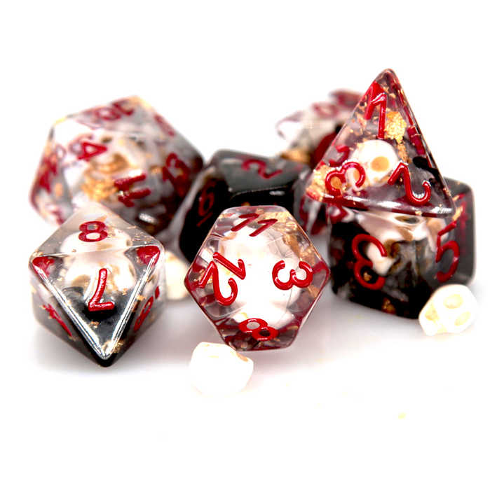 Wholesale Logo Custom Plastic Custom Polyhedral Dice Set Resin Animal ...