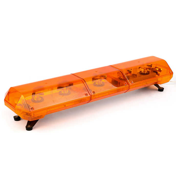 12V/24V Amber EMS Fire Tow Truck Halogen Revolving Warning Lightbar