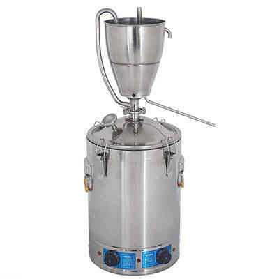 Small Electric Heating Steam Distiller Cooler for Essential Oil Alcohol ...