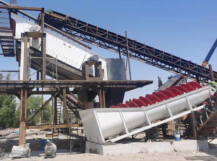 Quarry Sea River Mining Ore Silica Sand Washer Spiral Screw Type KLZ ...