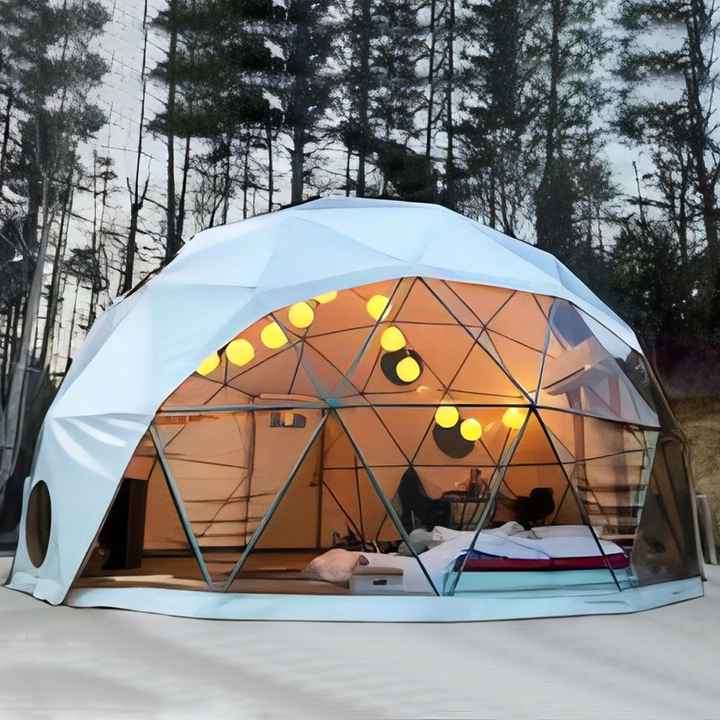 PVC Luxury Big Party Glamping Geodesic Igloo Ball Dome Tents for Events ...