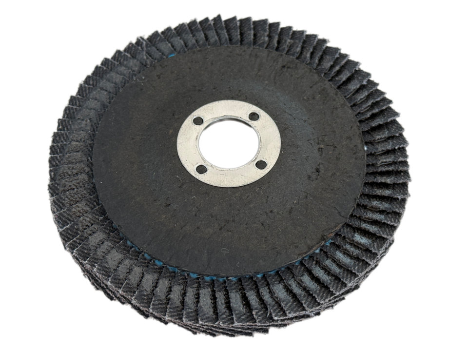 100mm 4 Inch Flap Disc Grit 120 Model T27/T29 for Medium Grinding Metal ...